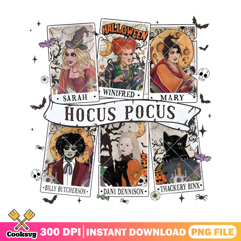Hocus pocus tarot card png, hocus pocus png, halloween girl png – Cooksvg