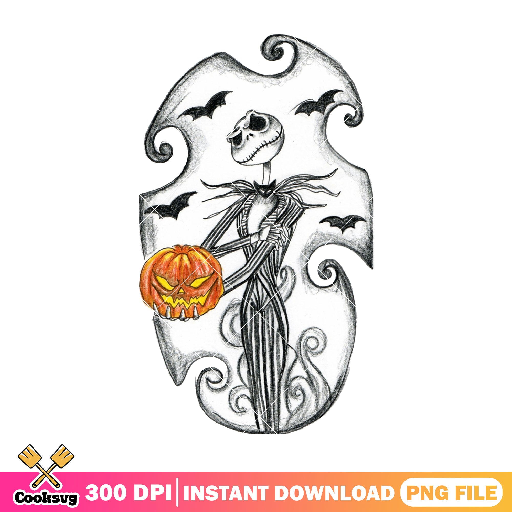 Horror jack design png, halloween idea png, disney horror png – Cooksvg