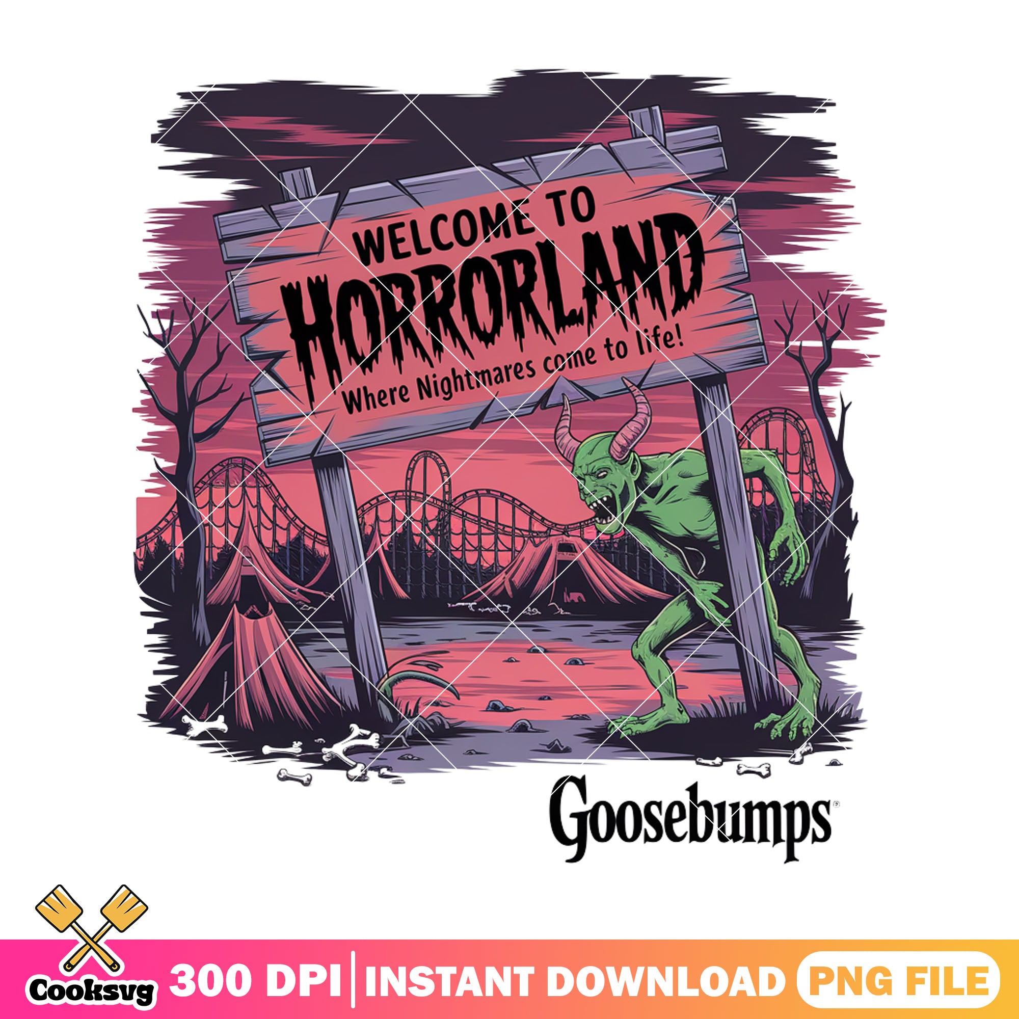 Horrorland welcome png, happy halloween png, halloween land png – Cooksvg