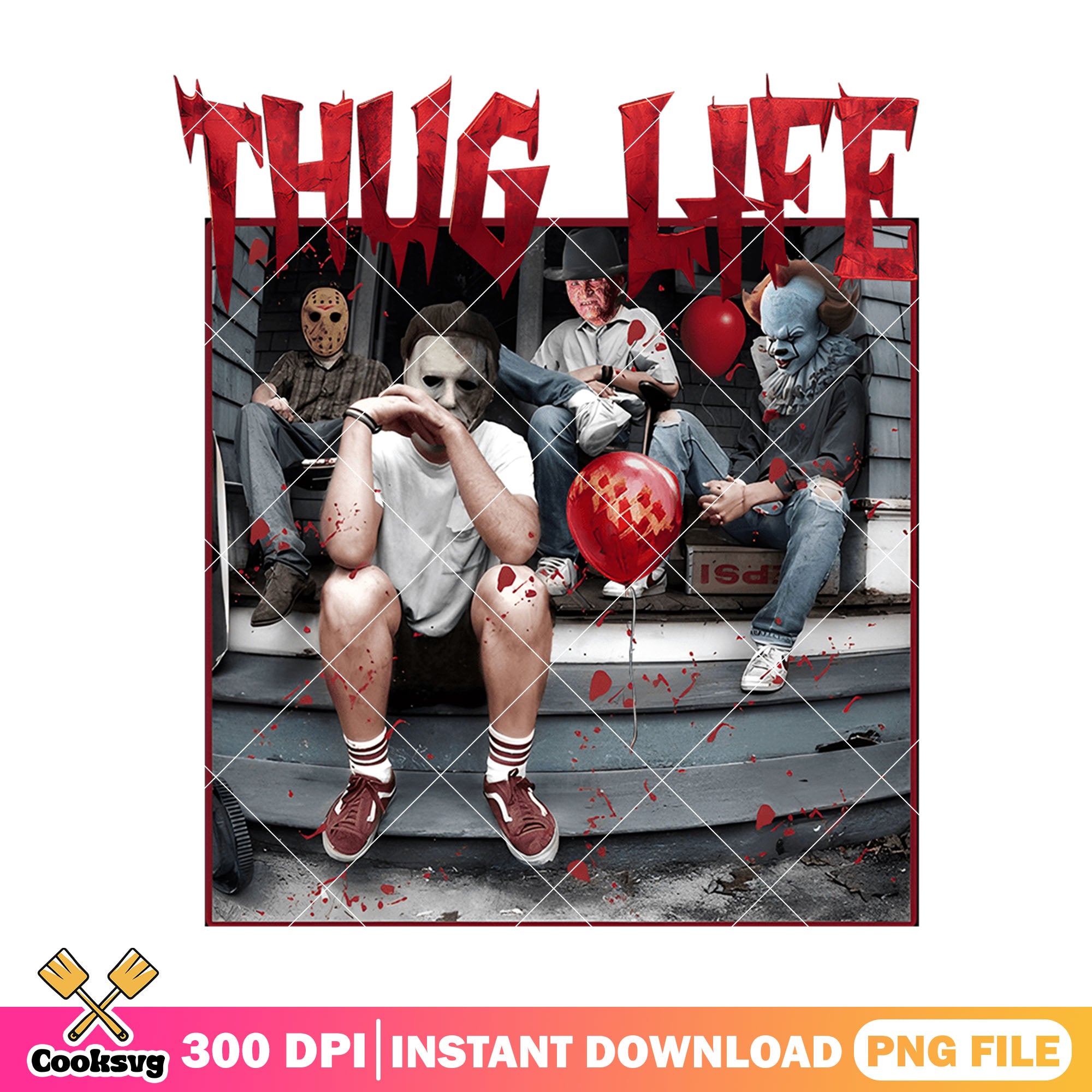 Horror thug life png, horror characters horror png, halloween png – Cooksvg