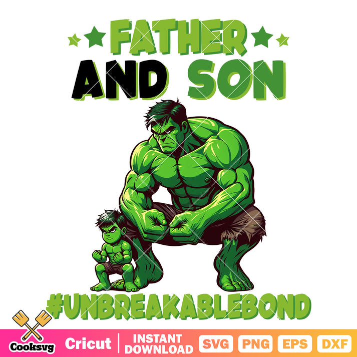 Hulk hero marvel father and son svg file, father and son svg – Cooksvg