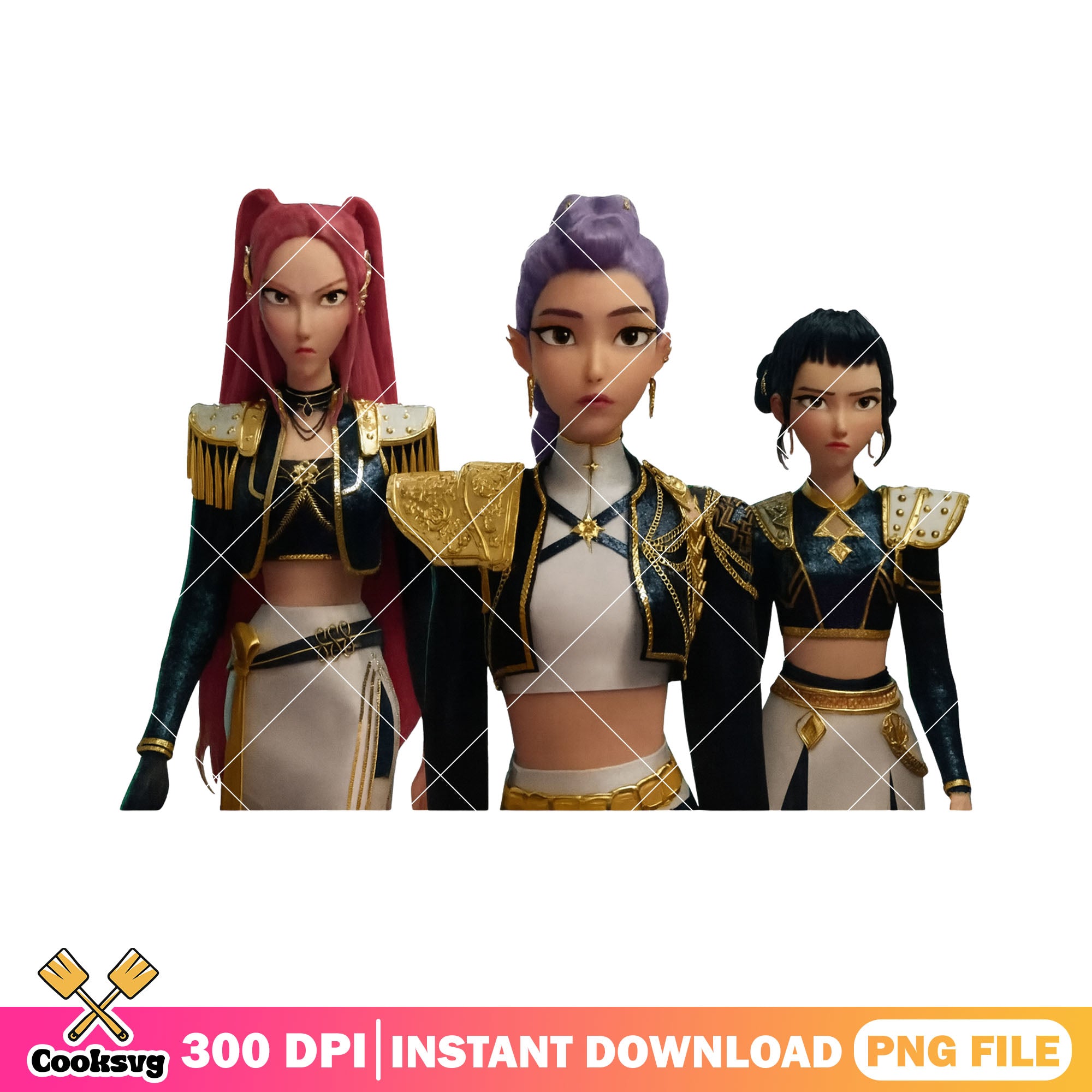 Huntrix girls slay png, mira huntrix png, kpop netflix png – Cooksvg