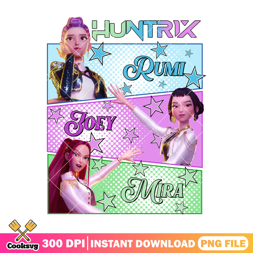 Huntrix golden dance star png, huntrix song png, huntrix netflix png ...