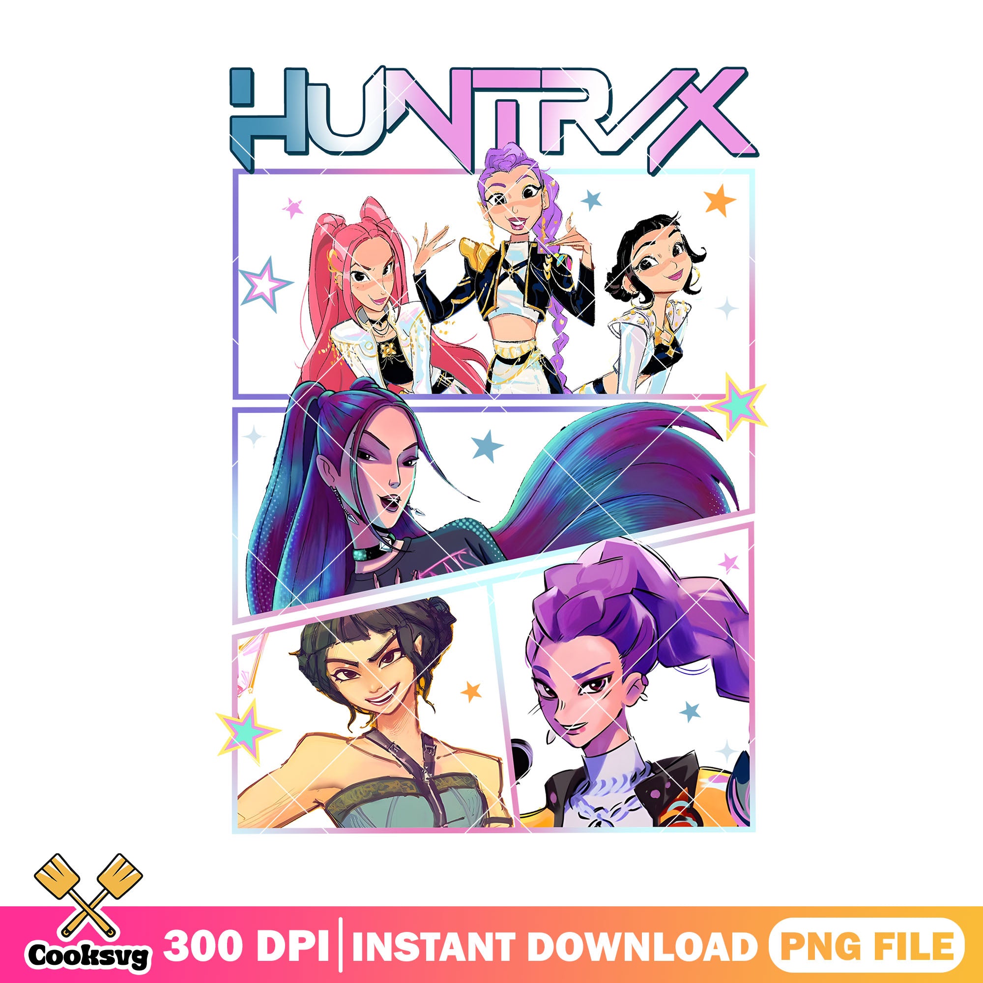 Huntrix golden performance png, huntrix song png, huntrix girl png ...