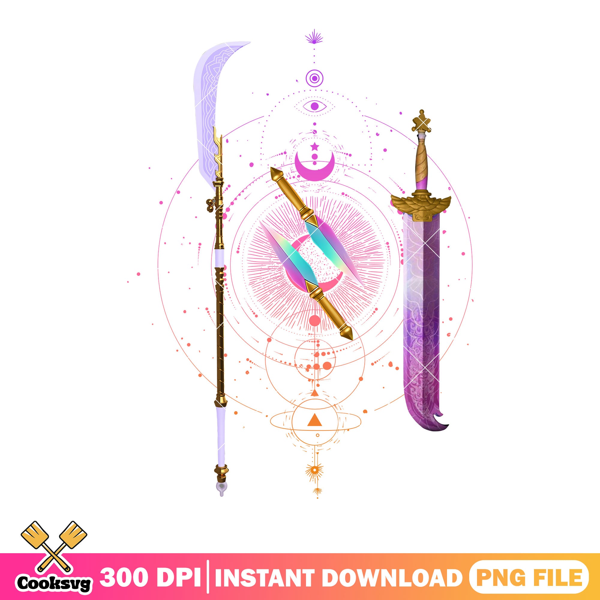 Huntrixs weapon png, kpop hunters png, huntrix member png – Cooksvg