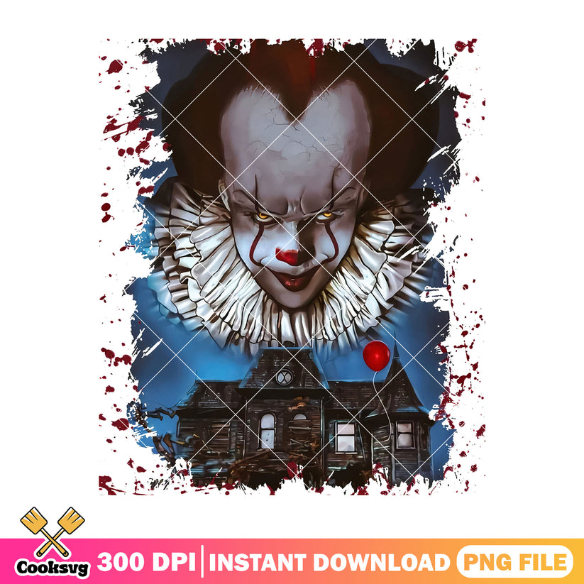IT pennywise poster film design png, best horror movies of all time pn ...