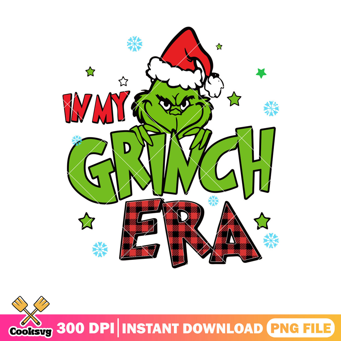 In my grinch christmas head era png, In my grinch era png, grinch head ...