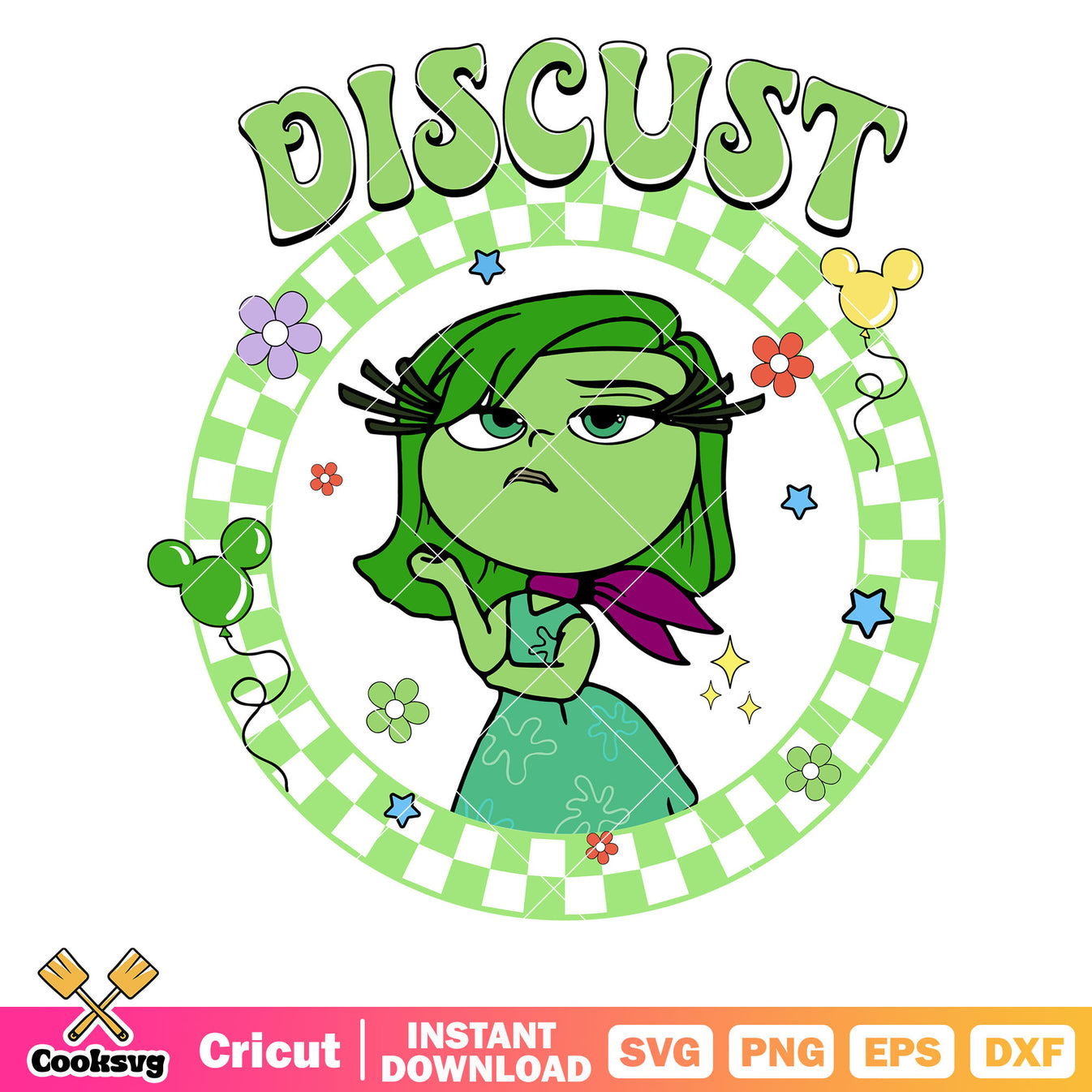 Inside out emotions disgust svg, inside out characters svg – Cooksvg