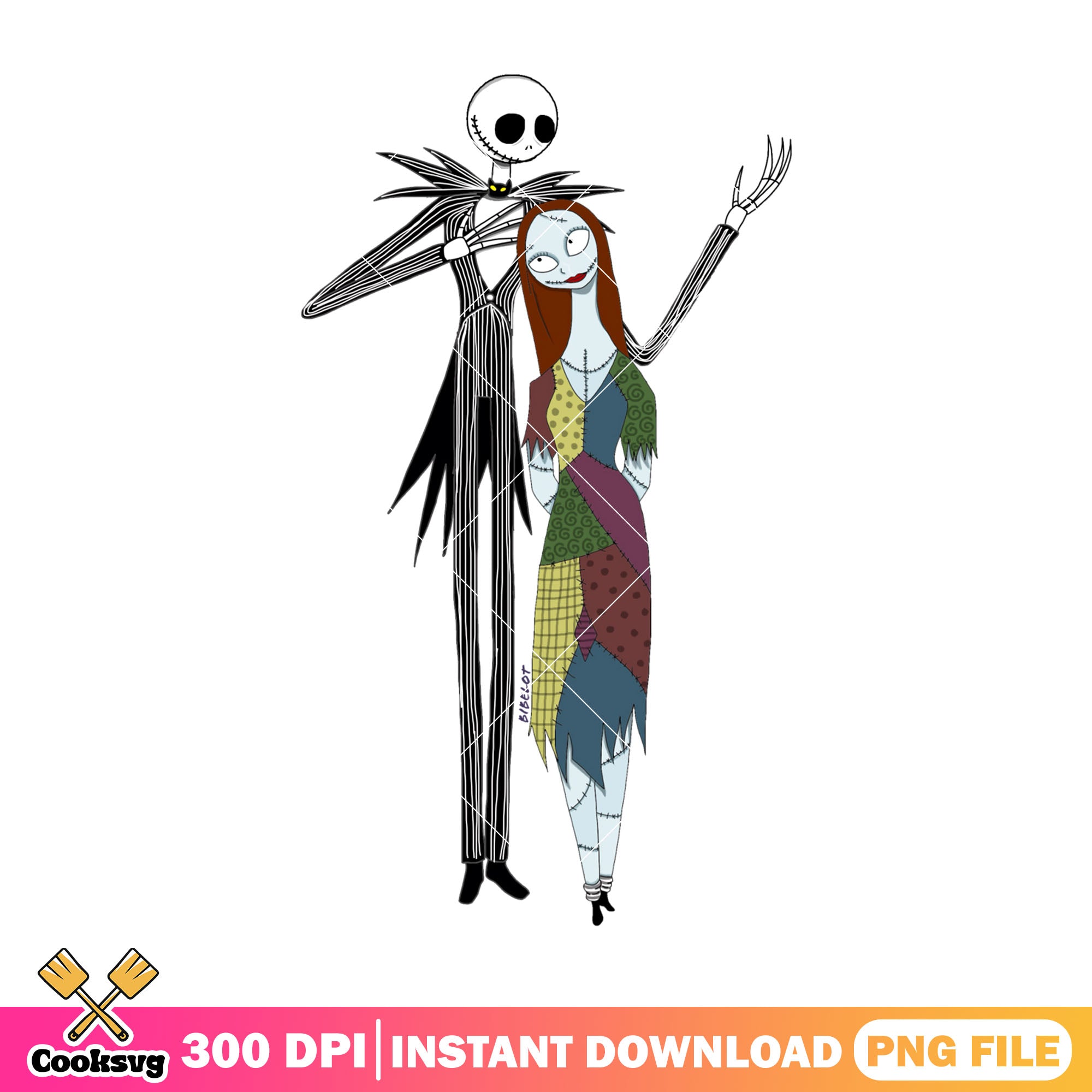 Jack sally couple png, halloween cartoon png, jack cartoon png – Cooksvg