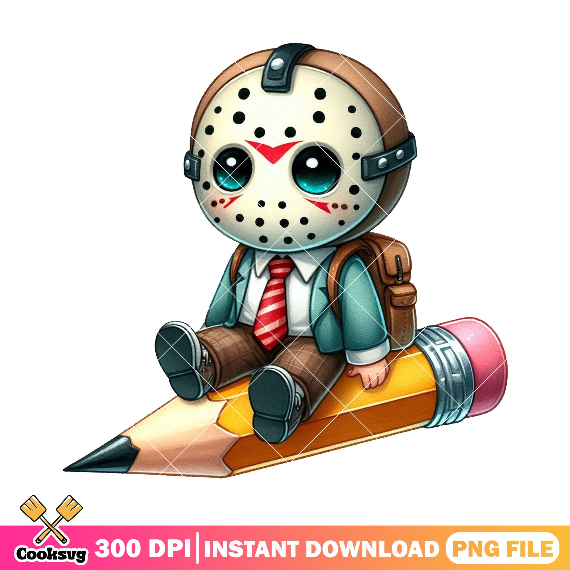 Jason voorhees pencil png, jason voorhees art png, back to school imag ...