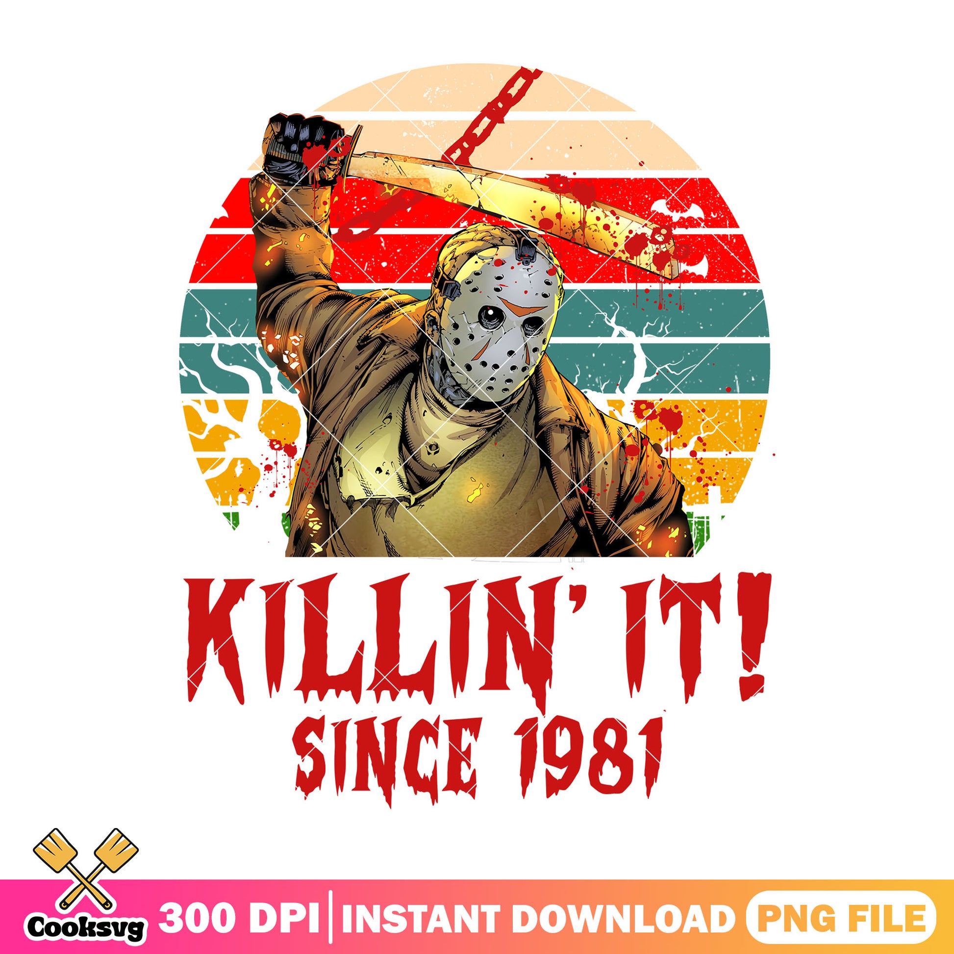 Jason voorhees since 1981 png, horror characters png, halloween png ...