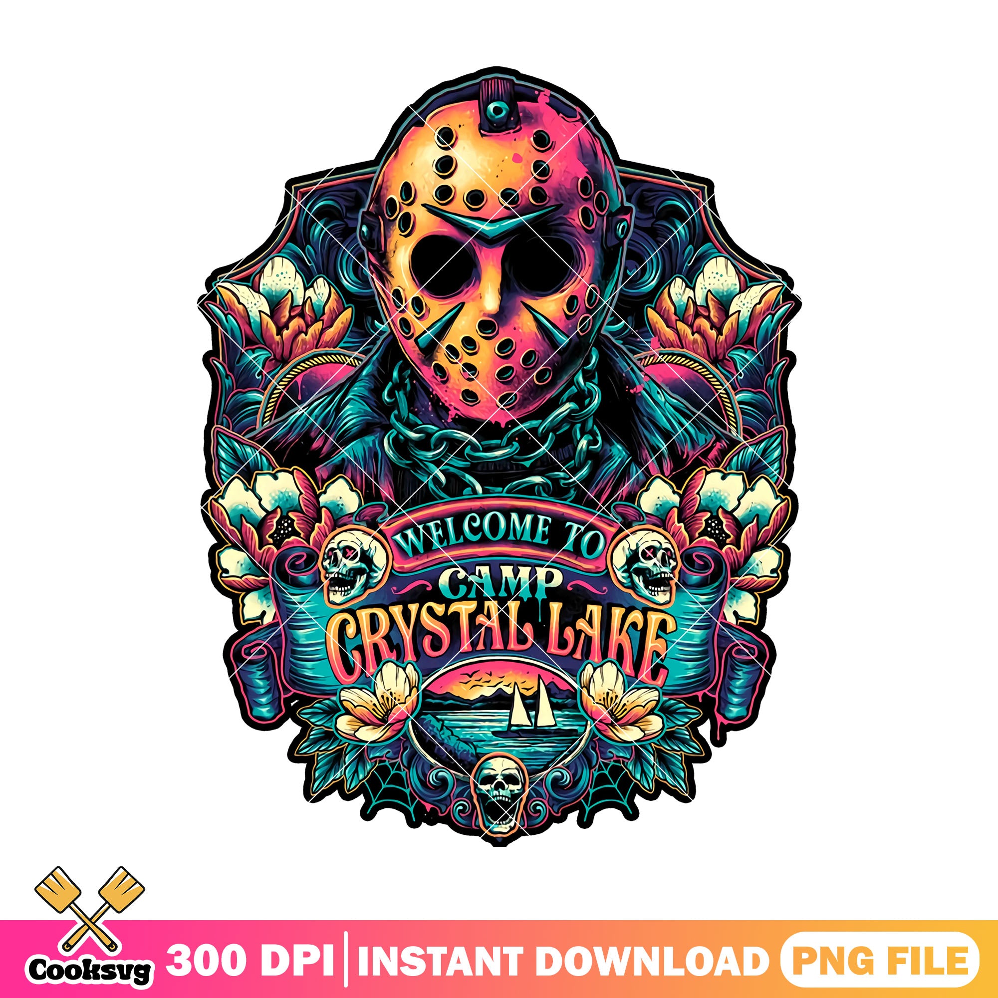 Jason voorhees welcome to camp crystal lake png, horror movie villains ...