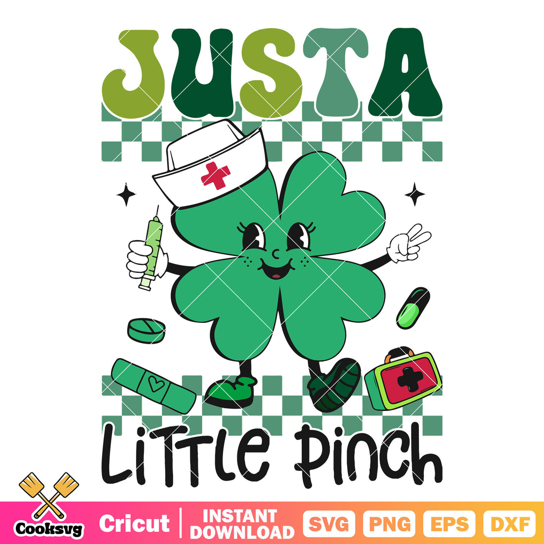 Just a little pinch four clover svg, just a little pinch svg – Cooksvg