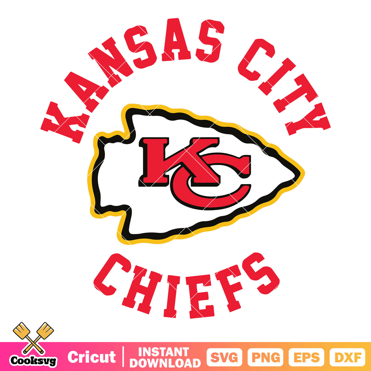 Kansas city chiefs nfl team svg, kc chiefs svg, arrowhead svg – Cooksvg