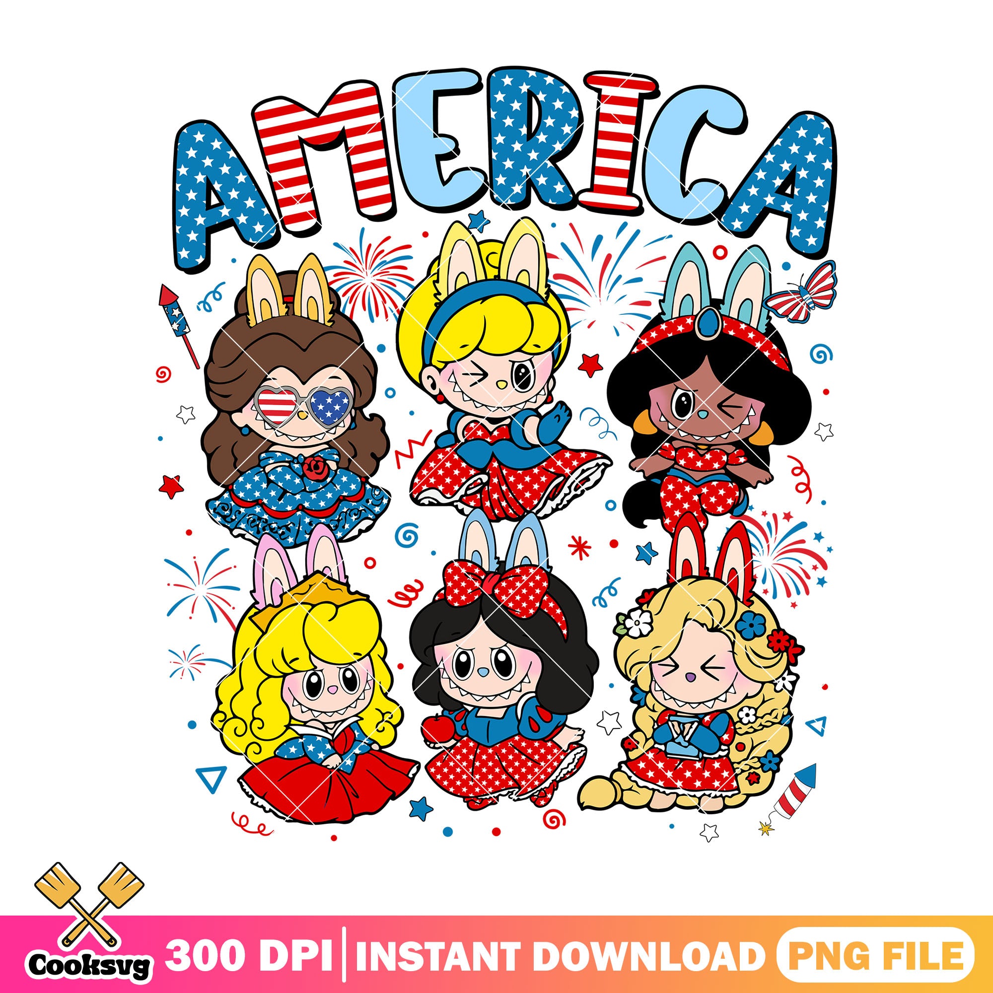 Labubu and american princess png, labubu disney png, labubu png – Cooksvg