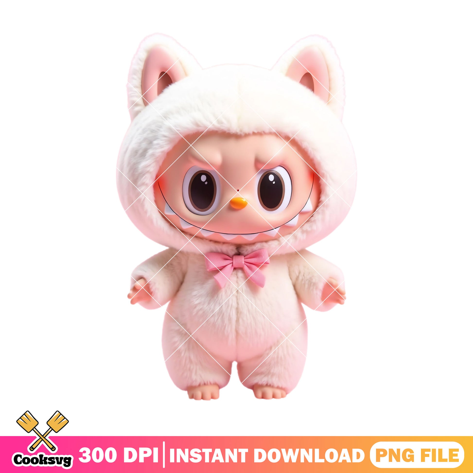 Labubu baby monster doll png, labubu white png, labubu doll png – Cooksvg