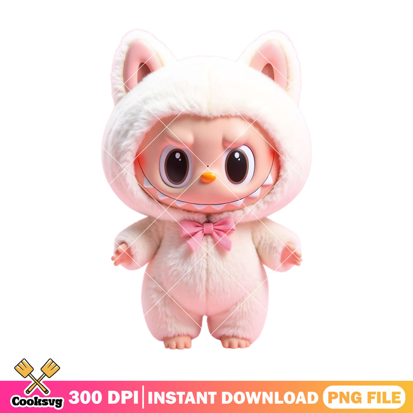 Labubu baby monster doll png, labubu white png, labubu doll png – Cooksvg
