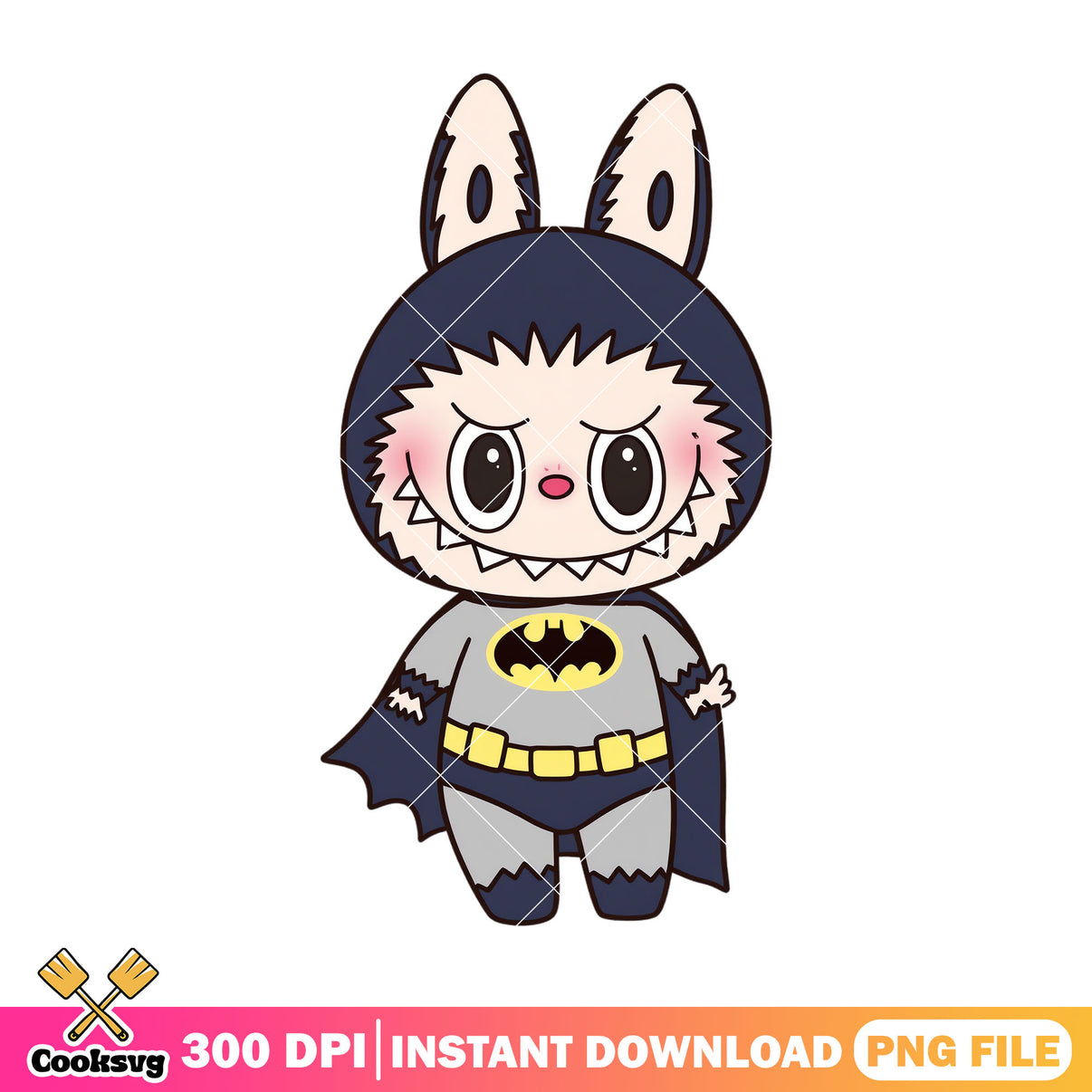 Labubu cosplay batman png, labubu outfit png, labubu plush png – Cooksvg