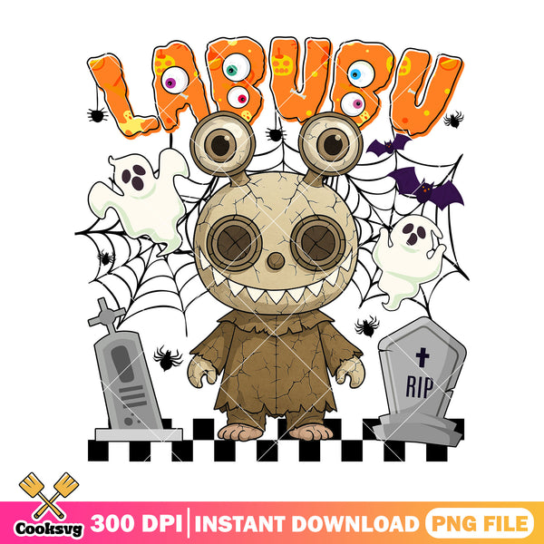 Labubu horror vibes png, labubu halloween png, labubu clothers png ...