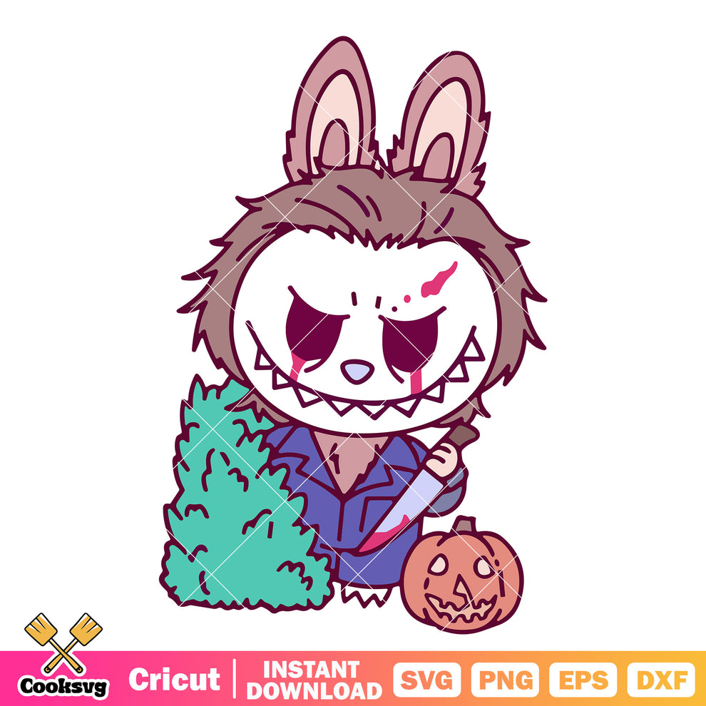 Labubu killer knife svg, pumpkin labubu svg, labubu dolls svg – Cooksvg