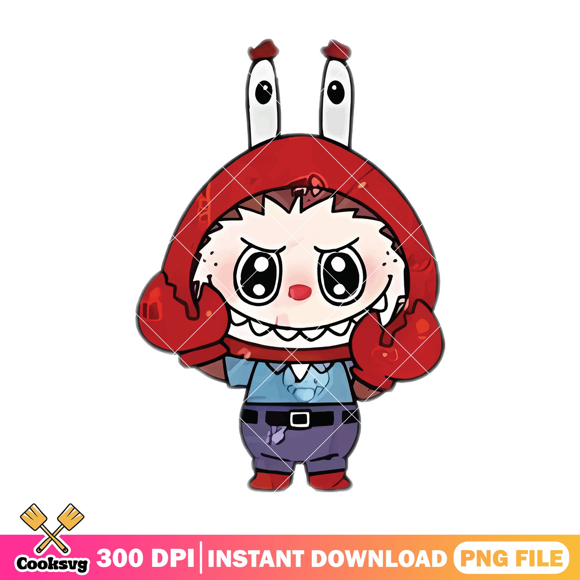 Labubu monster mr crabs png, labubu hehe png, labubu disney png – Cooksvg