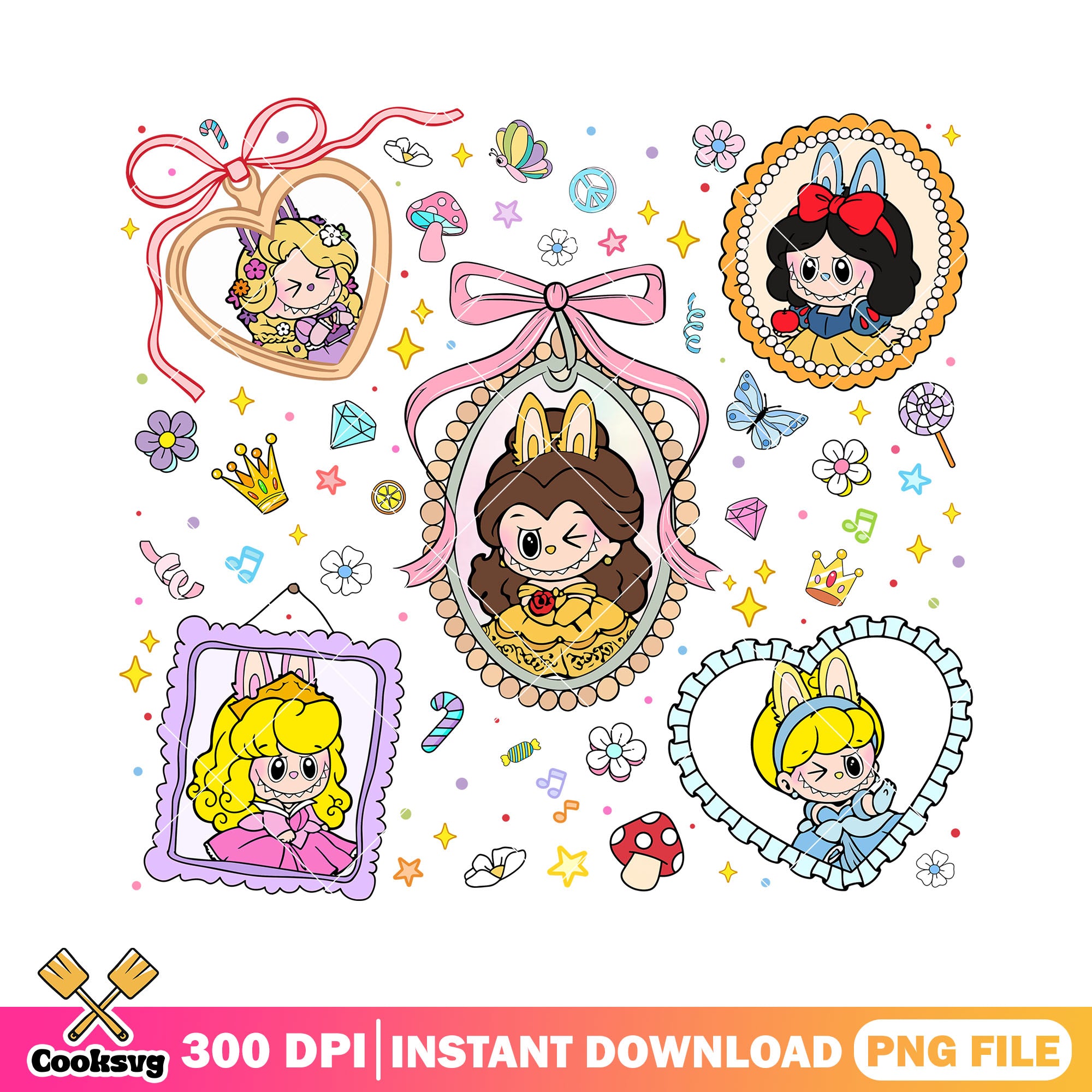 Labubu princess outfits png, labubu disney png, labubu cartoon png ...