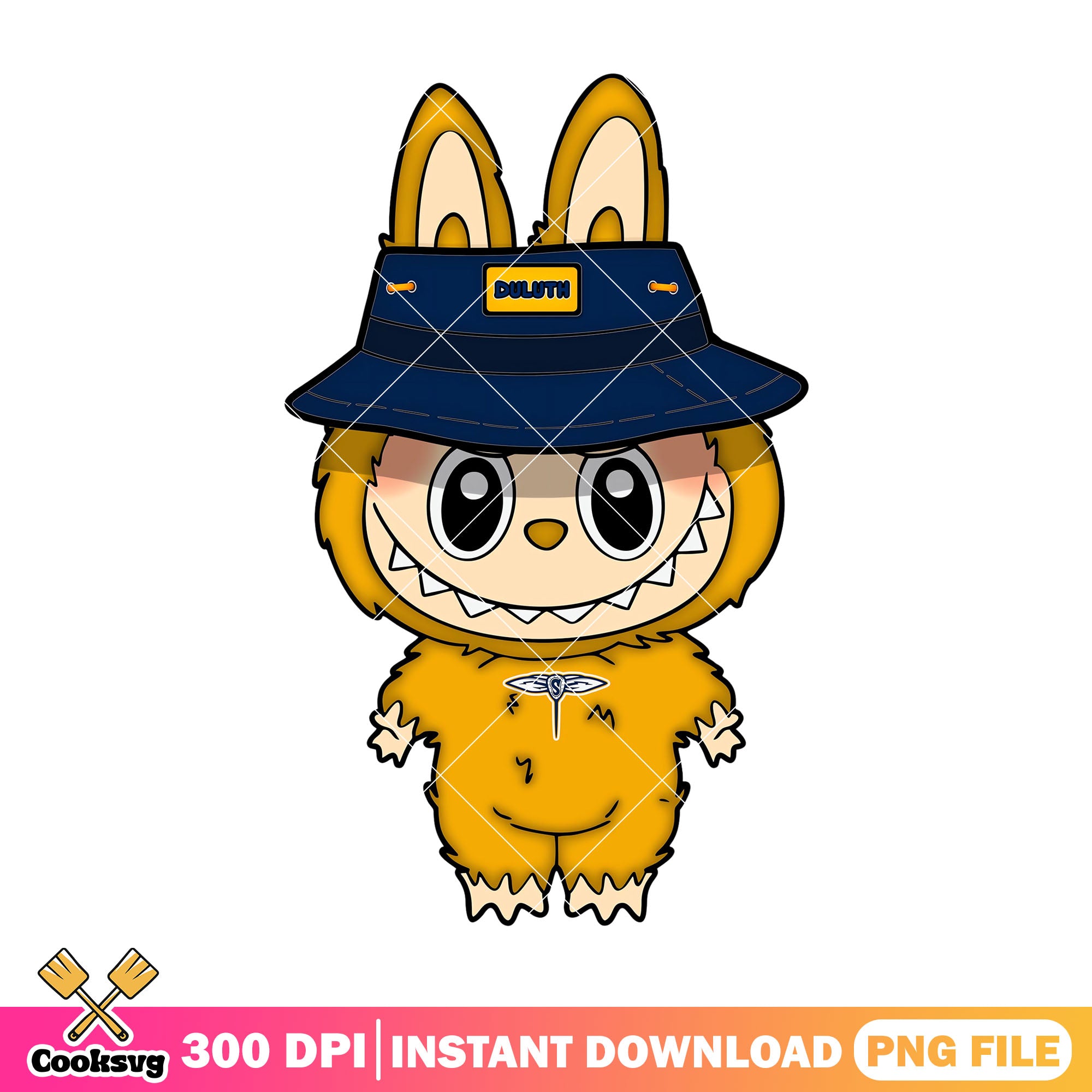 Labubu standing design png, duluth team png, labubu monster png – Cooksvg