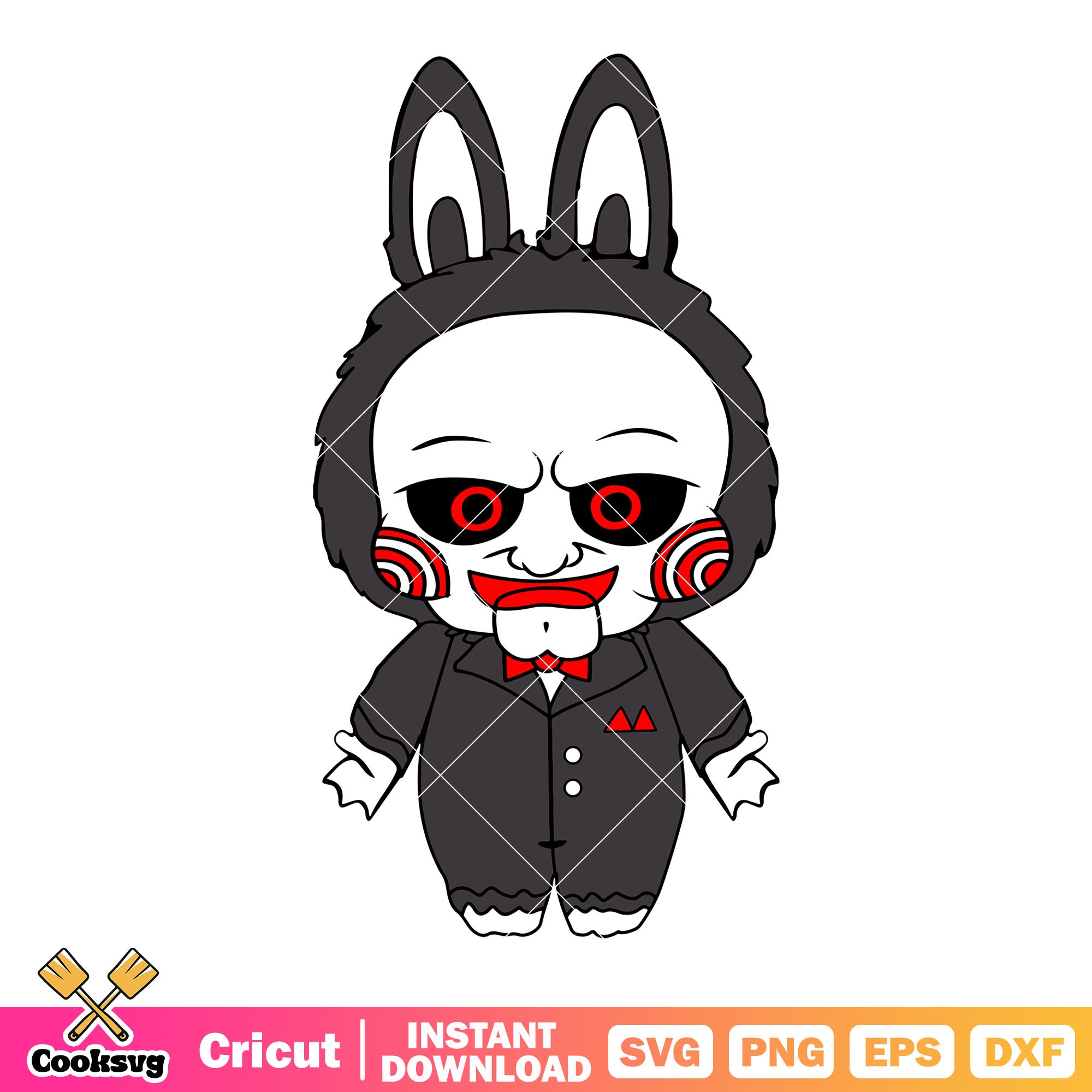 Labubu the puppet svg, horror labubu svg, halloween labubu svg – Cooksvg