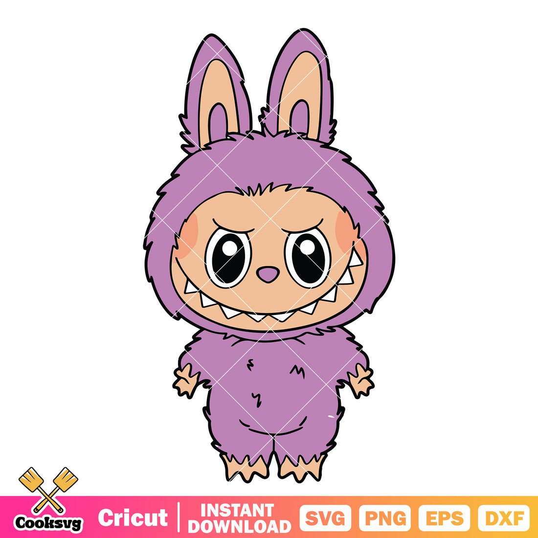 Labubu toys purple skin svg, labubu doll svg, labubu toys svg – Cooksvg