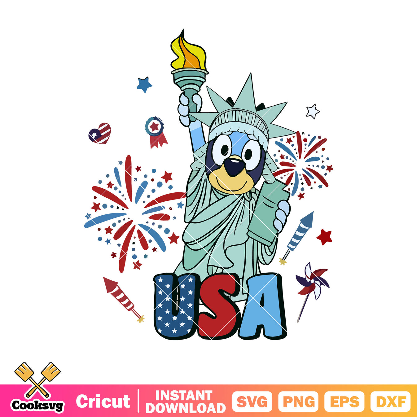 Lberties bluey dog usa svg, bluey coffee cup svg, bluey funny svg – Cooksvg