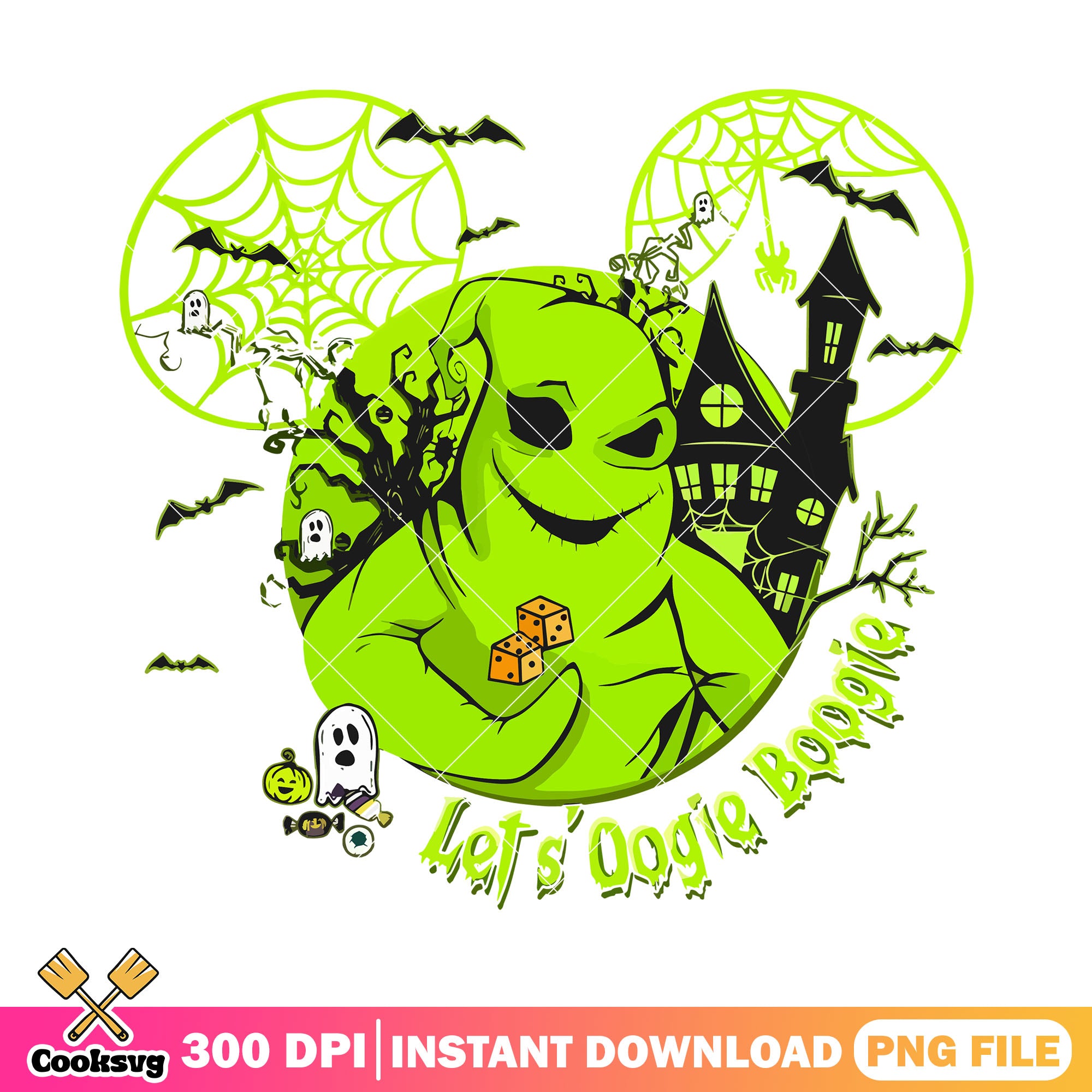 Let oogie boogie design png, halloween costume png, horror disney png ...