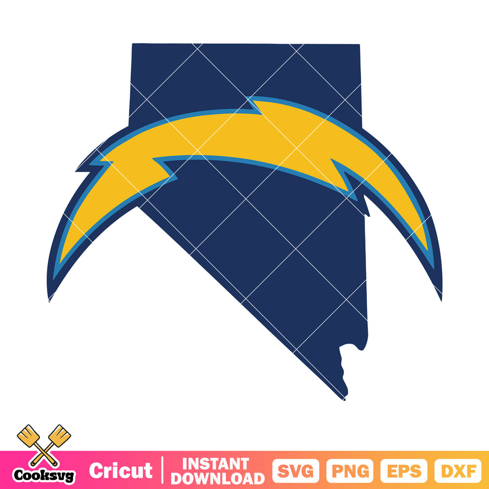Lightning logo football team svg, chargers svg, nfl logo svg – Cooksvg