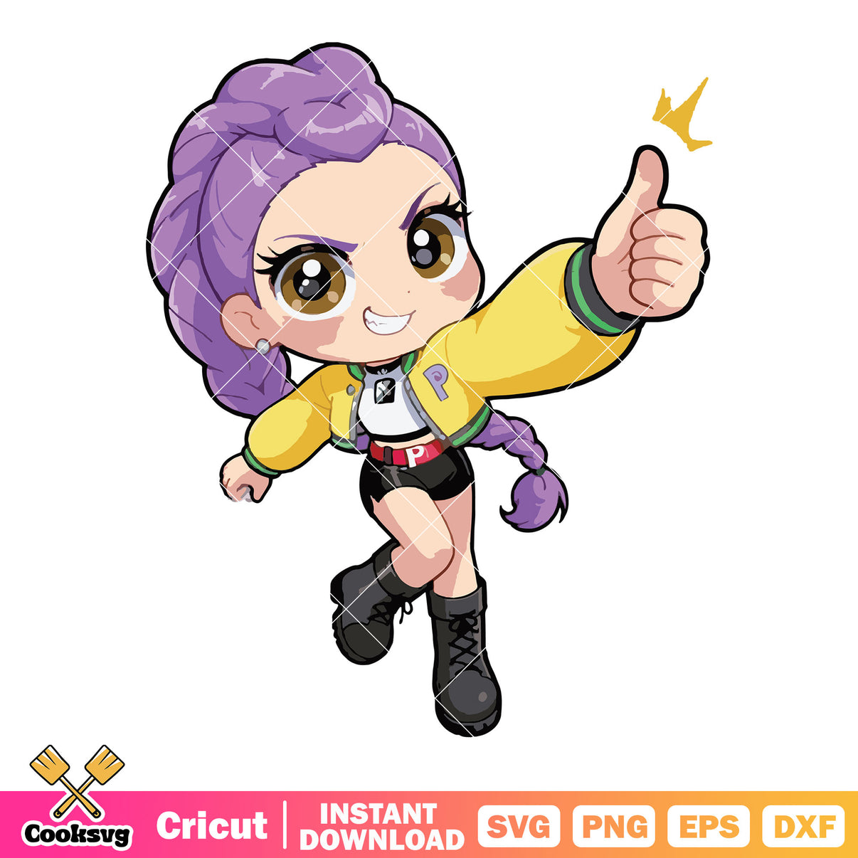 Like thump chibi rumi svg, huntrix movie svg, rumi huntrix svg – Cooksvg