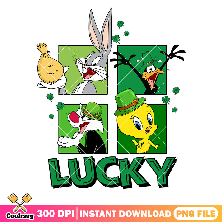 Looney tunes characters lucky png, looney tunes characters png – Cooksvg