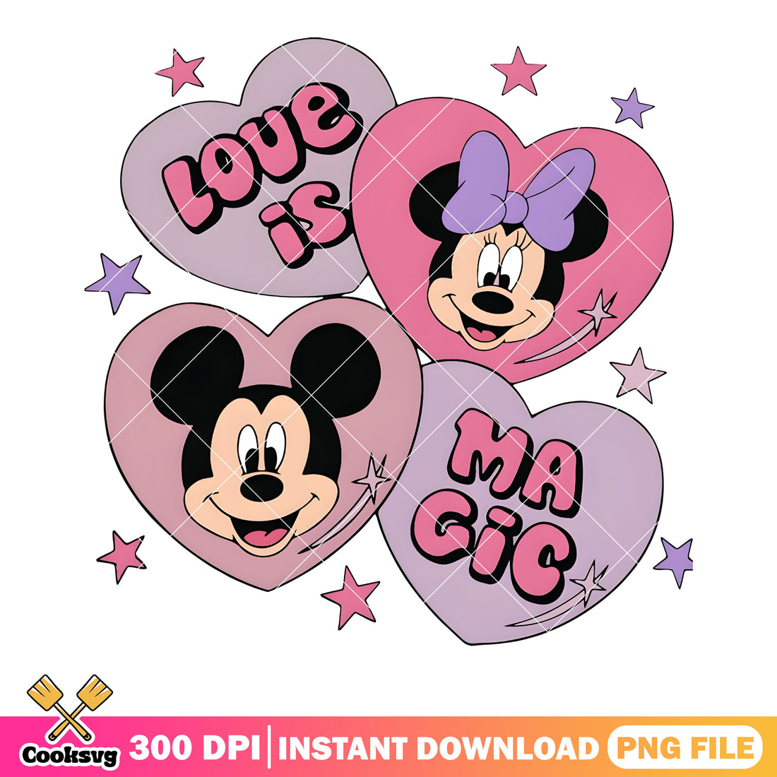 Magic valentine vibes png, disney valentine png, minnie mouse png – Cooksvg