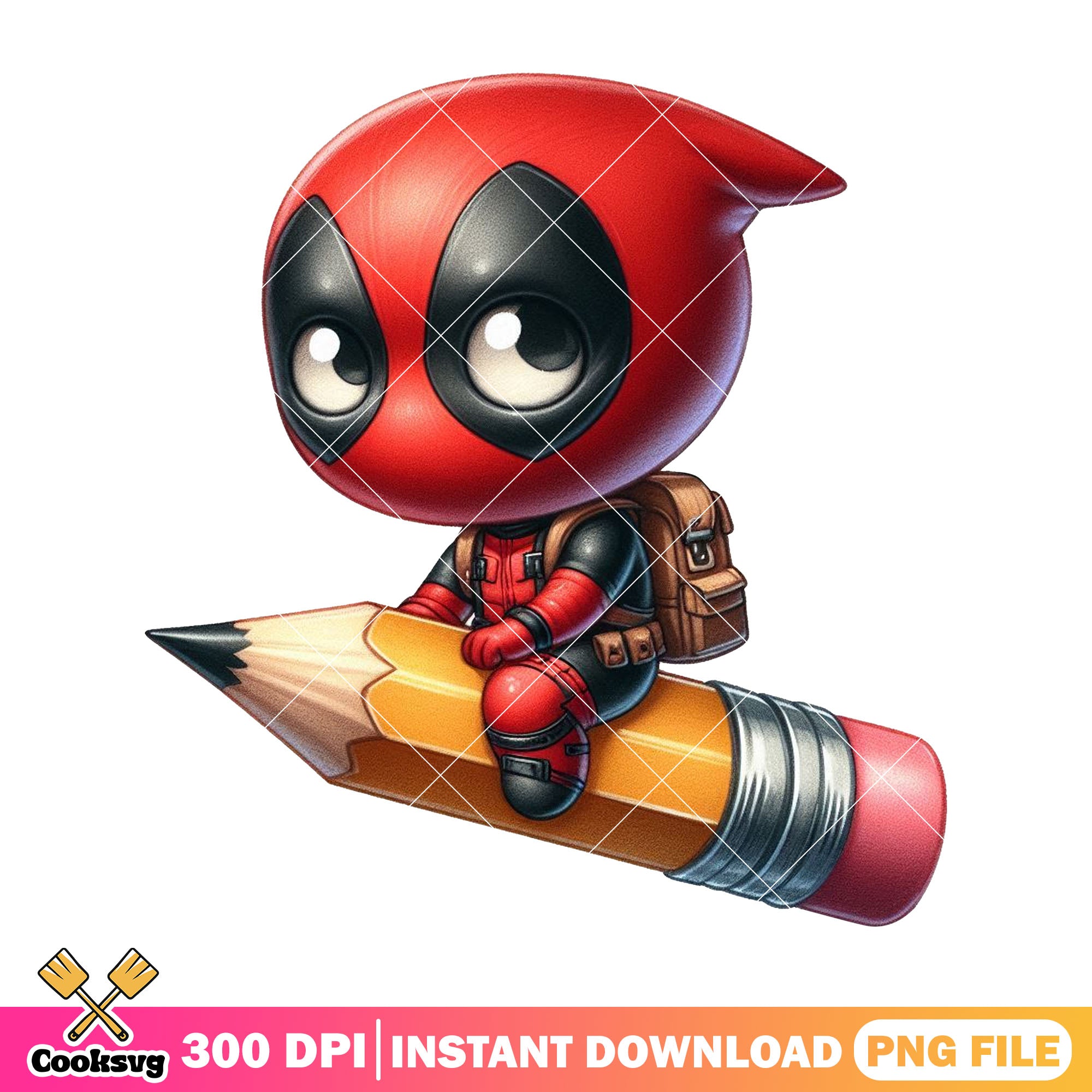 Marvel deadpool design png, comics png, happy back to school png – Cooksvg