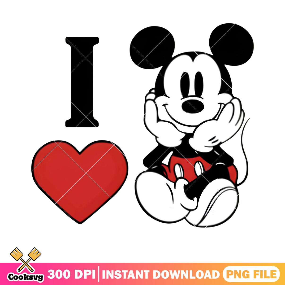 Mickey mouse valentine heart png, love vibes png, disney valentine png ...