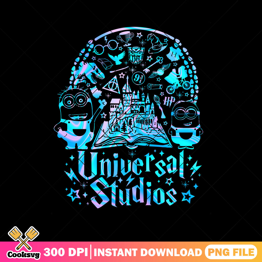Minion blue vibes universal studios png, minions movie png – Cooksvg