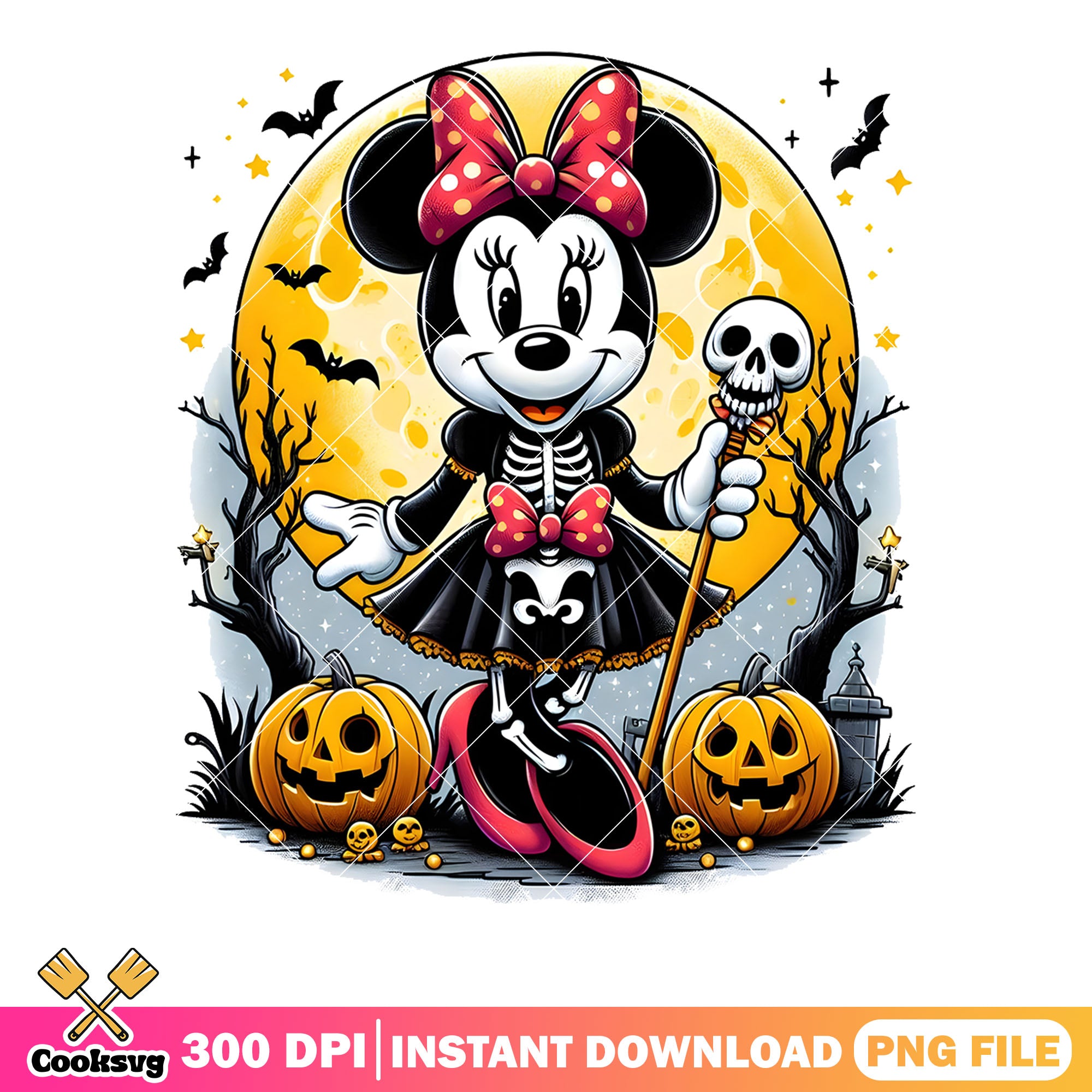 Minnie Mouse halloween png, x ray costume png, Disney halloween png ...