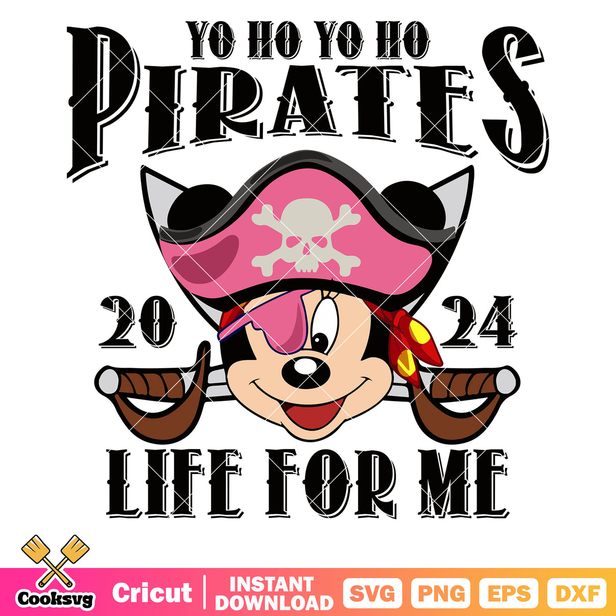 Minnie head disney pirate 2024 svg, minnie head svg, disney pirates sv ...
