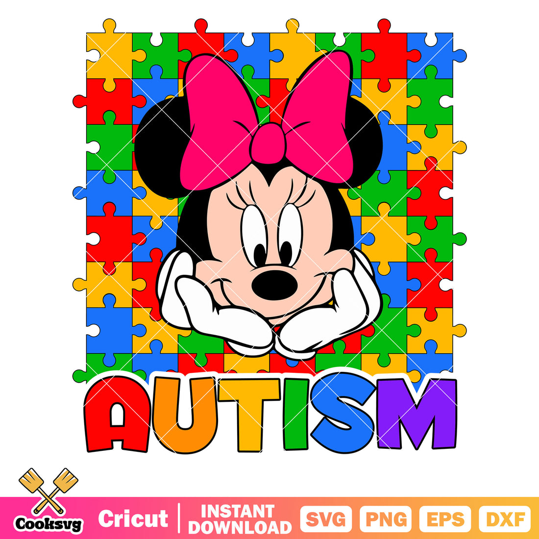 Minnie mouse autism awareness day svg, mickey mouse autism svg – Cooksvg