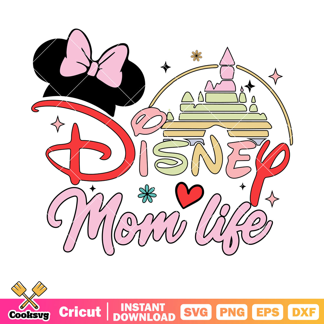 Minnie mouse castle disney mom life svg, minnie mouse castle svg – Cooksvg
