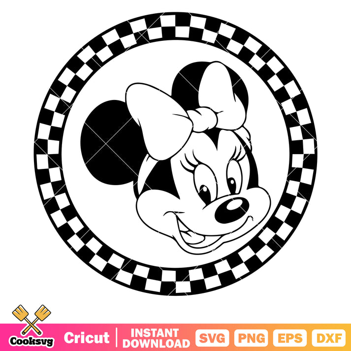 Minnie mouse disney outline svg, minnie mouse head svg, minnie disney ...