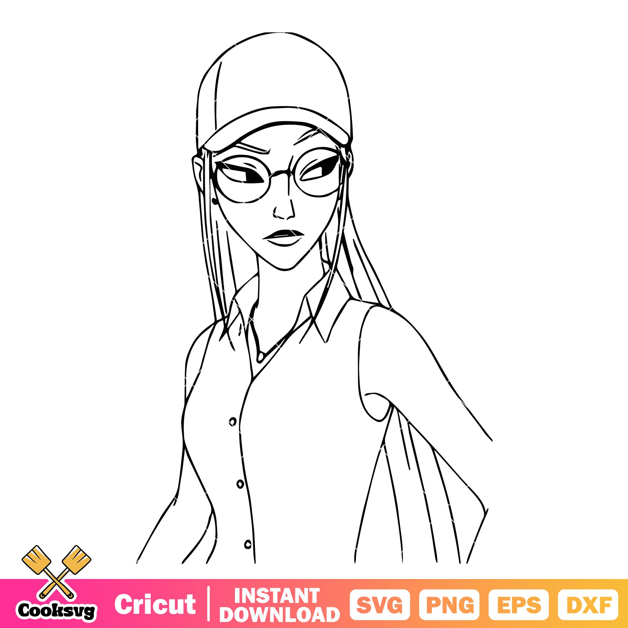 Mira normal costume svg, mira huntrix svg, kpop demon hunters svg – Cooksvg