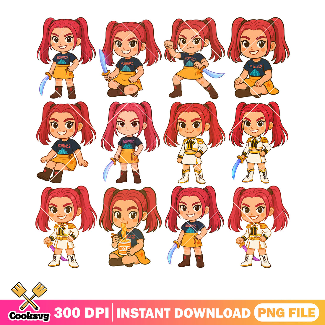 Mira pose png bundle, mira huntrix png, kpop demon hunters png – Cooksvg