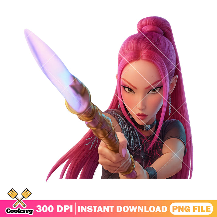 Mira weapon attack png, mira huntrix png, kpop demon hunters png – Cooksvg