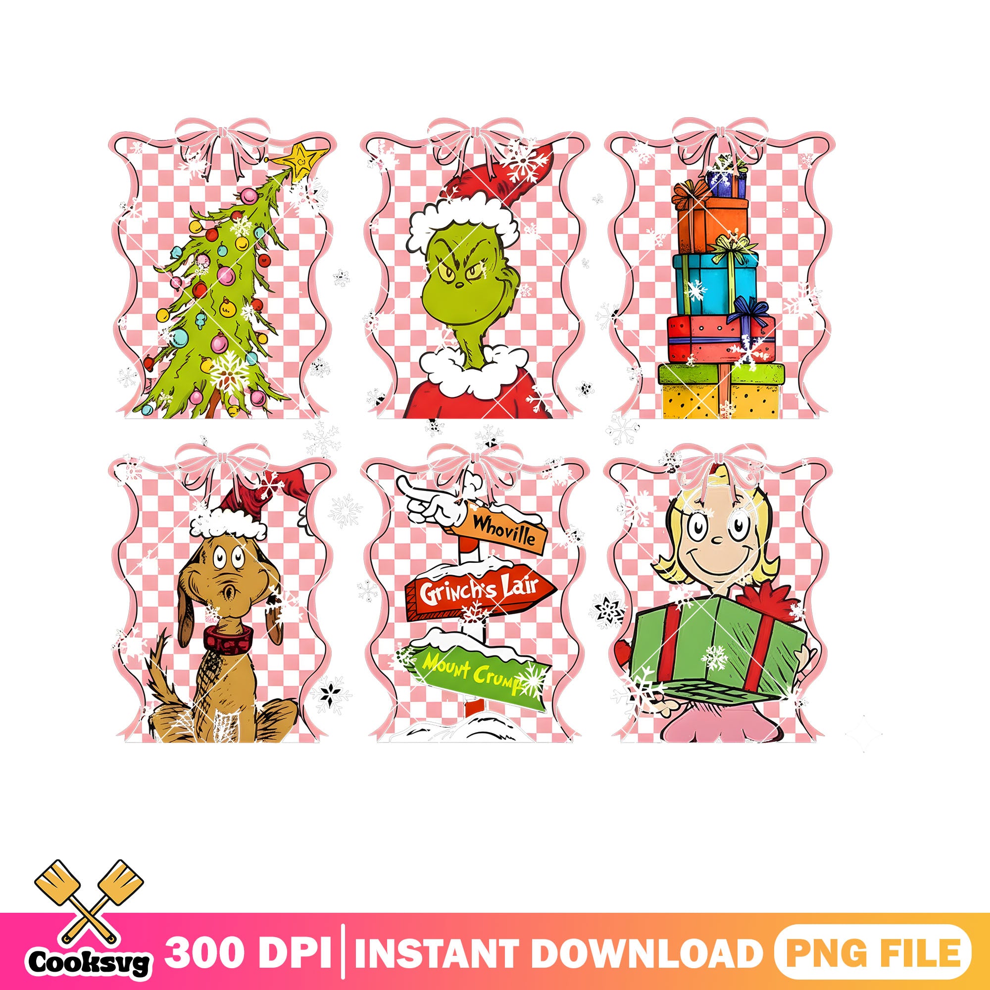Mount crump and whovile png, grinch png, christmas tree png – Cooksvg