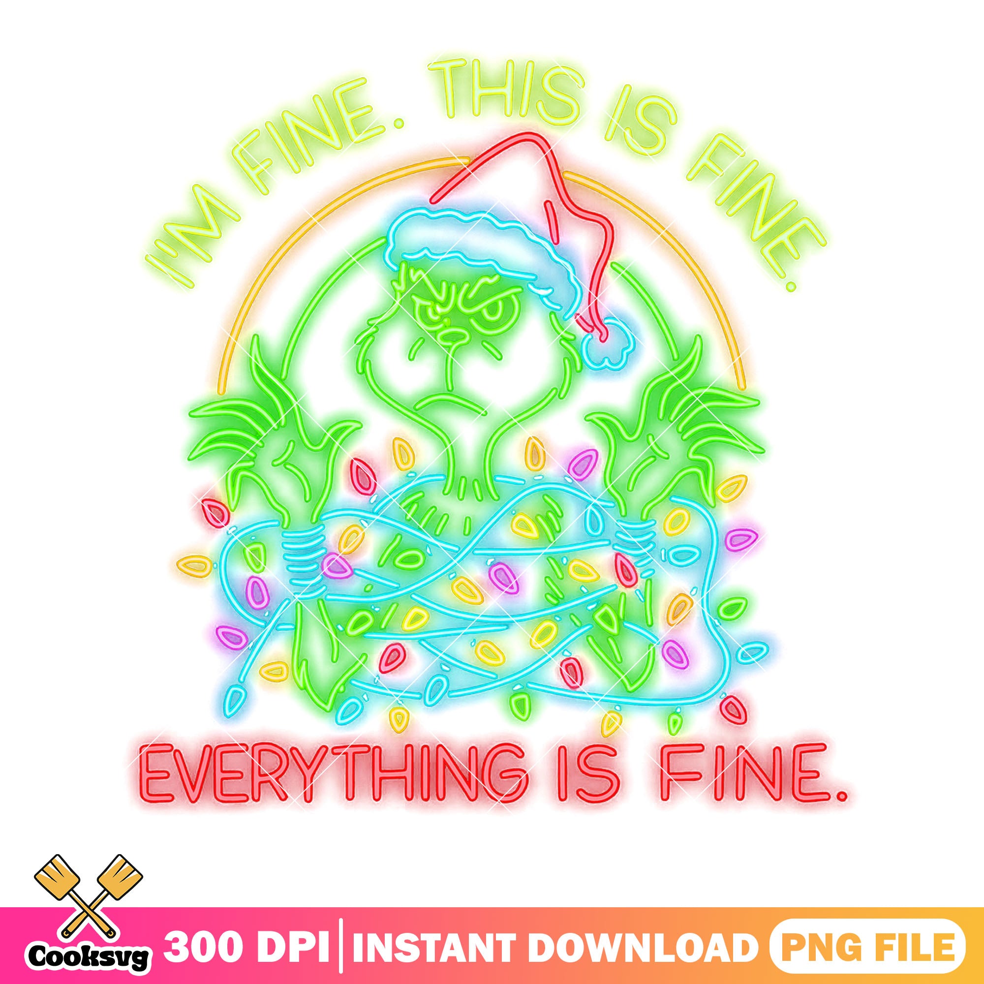 Neon christmas grinch png, xmas decorations png, the grinch png – Cooksvg