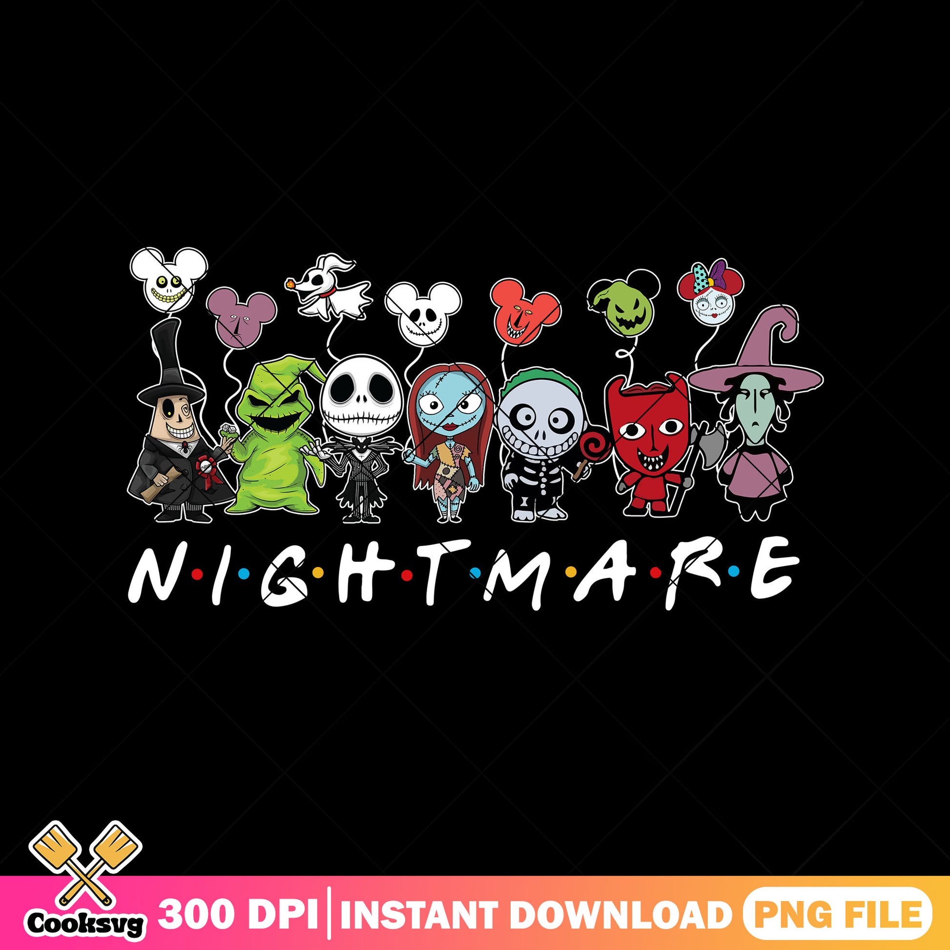 Nightmare halloween costume png, horror disney png, disney halloween p ...