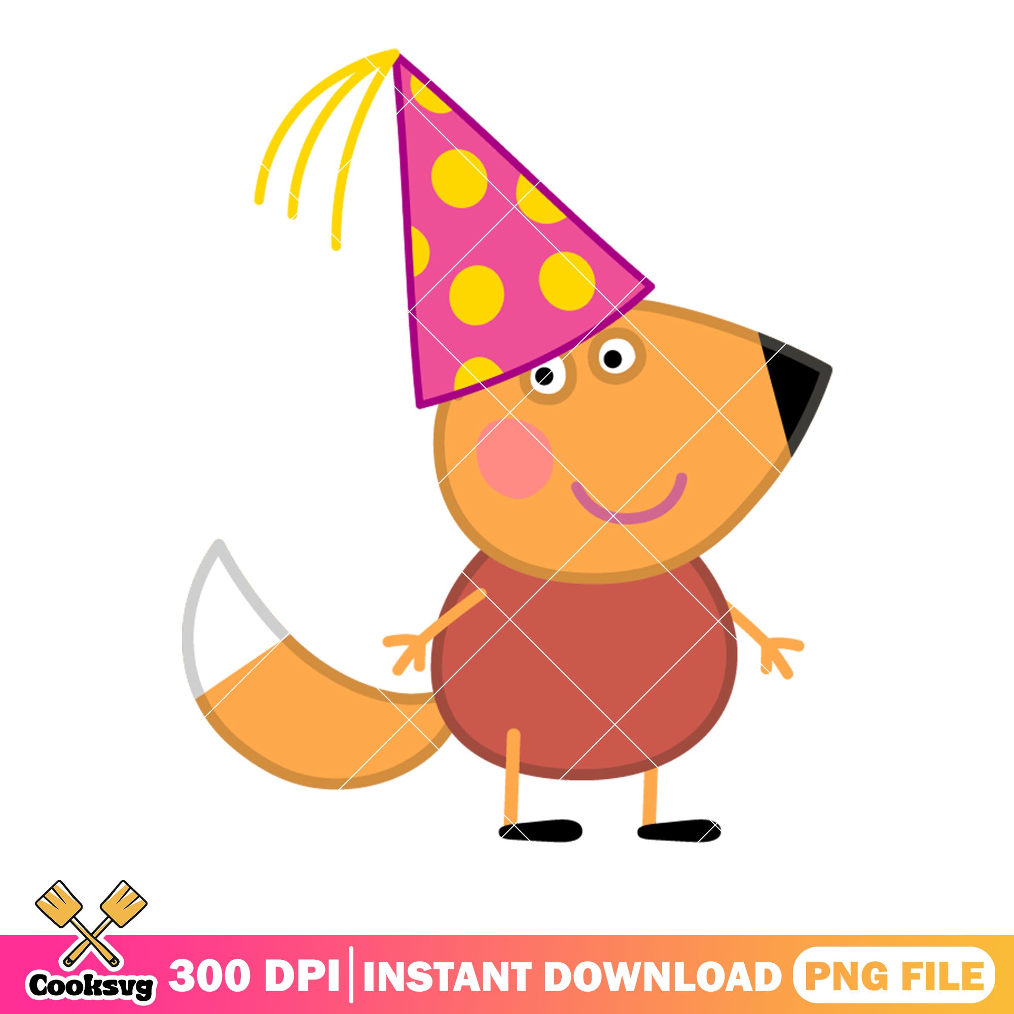 Peppa Pig character png, Ricky Racoon png, cartoon for kid png – Cooksvg